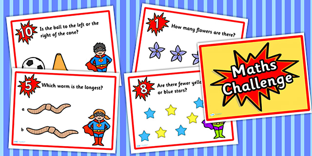 Reception Maths Challenge PowerPoint - Twinkl