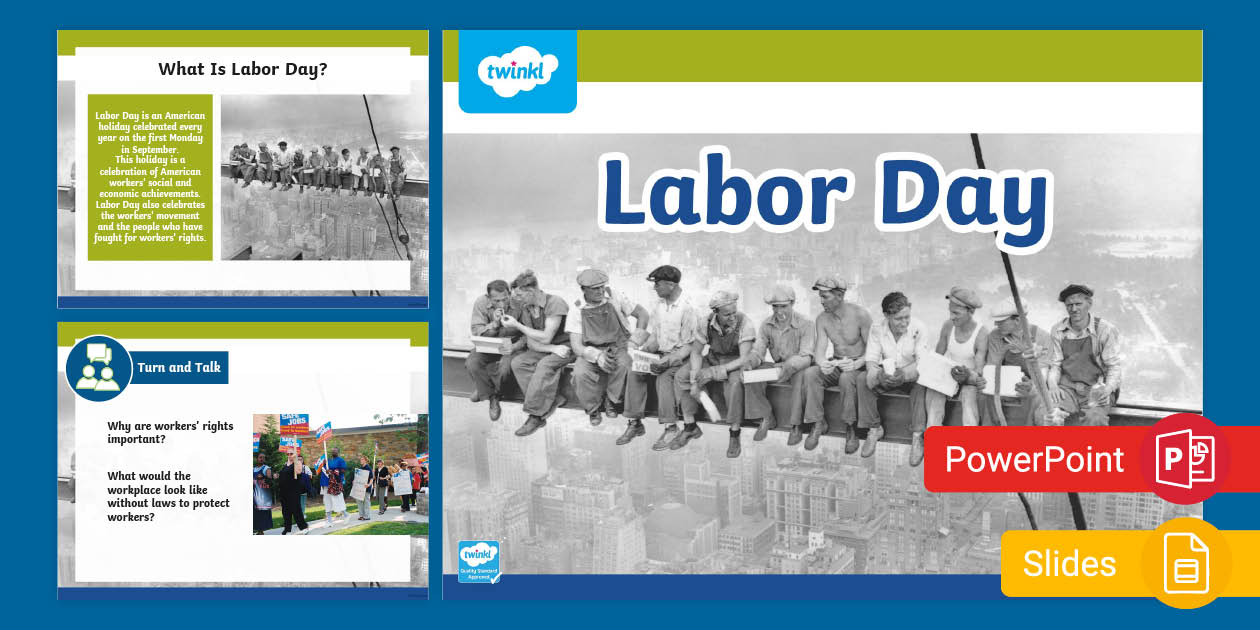 Labor Day PowerPoint & Google Slides for 6th-8th Grade