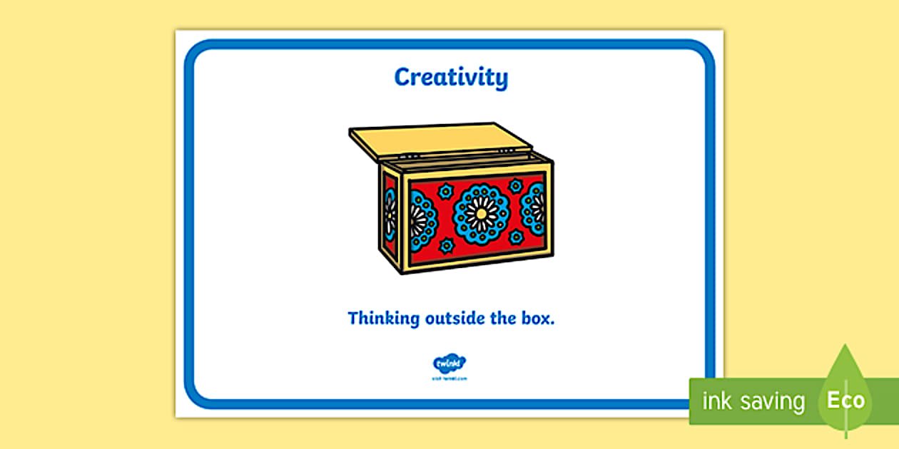 Creativity Display Poster (teacher made) - Twinkl