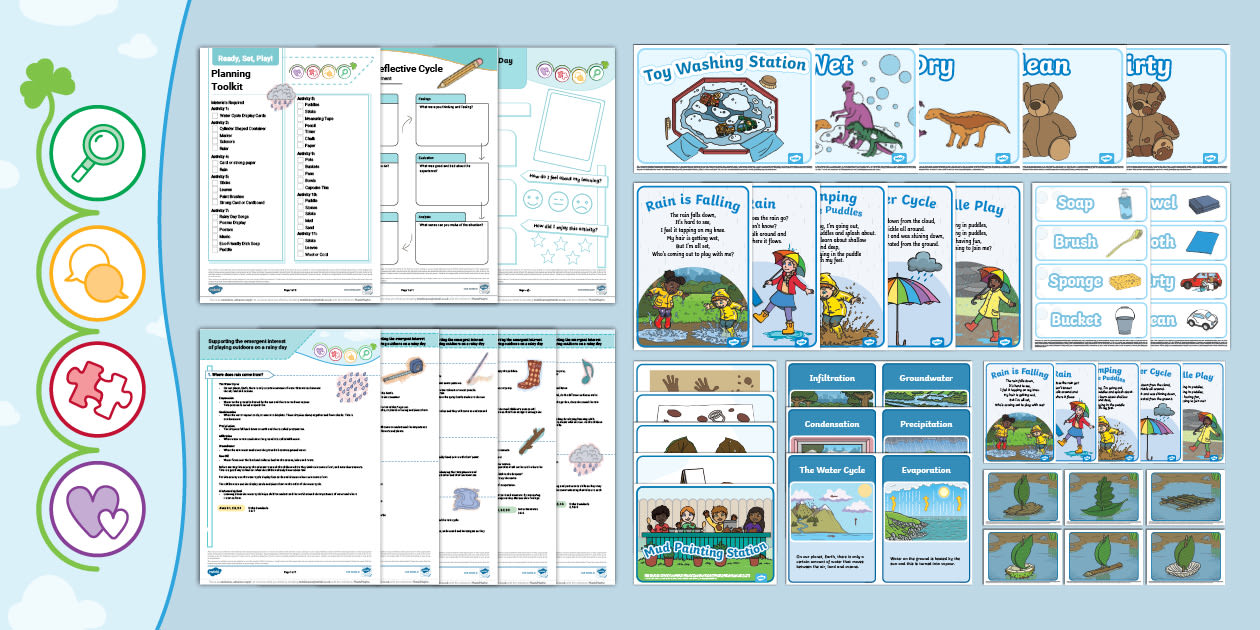Rainy Day Plan and Play Pack (teacher made) - Twinkl