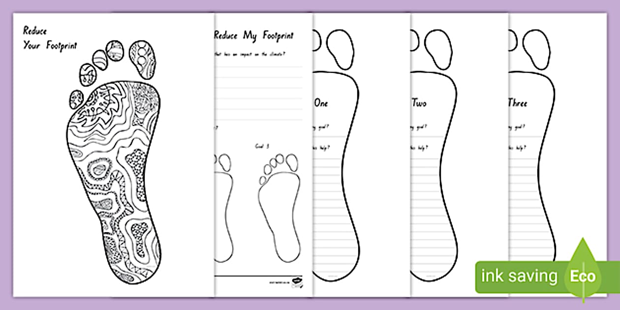 Editable Reduce Your Carbon Footprint Activity - Twinkl