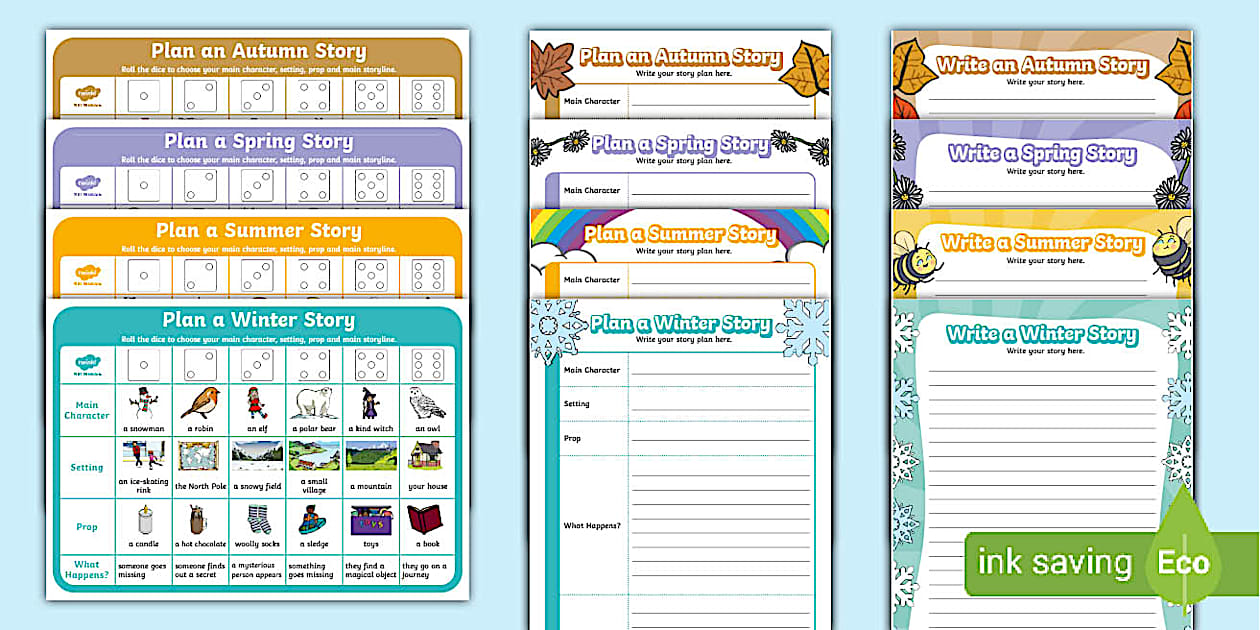 KS1 Plan and Write a Story: Seasonal Bumper Pack