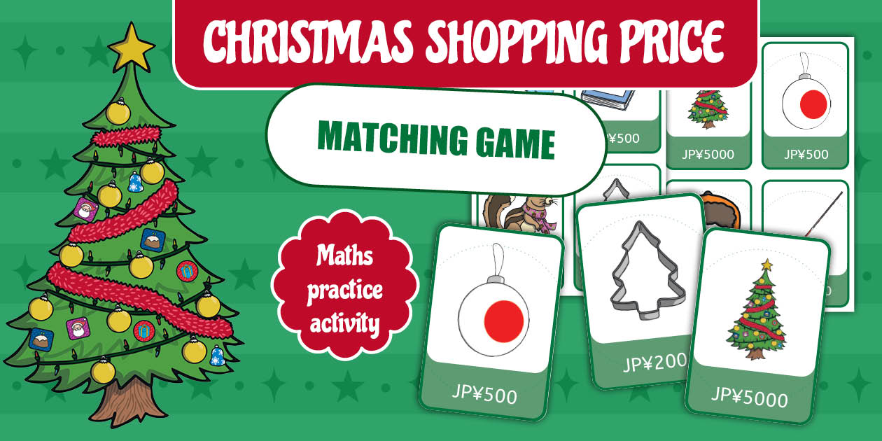 Christmas Shopping Price Matching Game