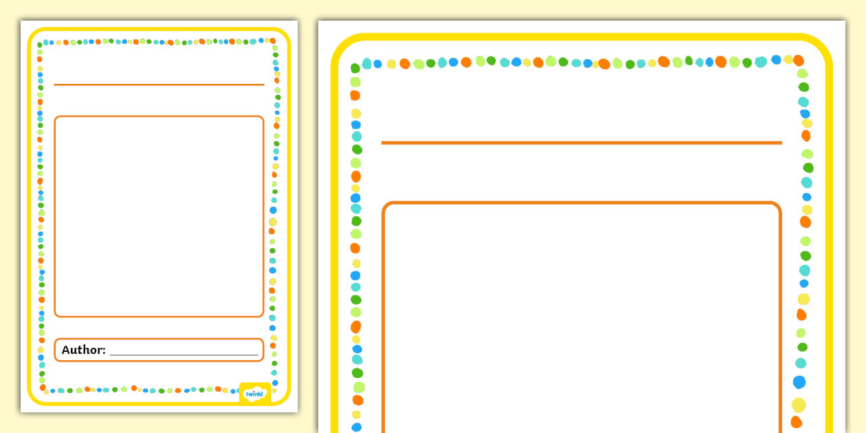 Generic Story Front Cover Activity (teacher made) - Twinkl