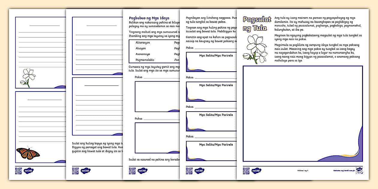 Pagsulat ng Tula | Grade 6 | Twinkl (teacher made) - Twinkl