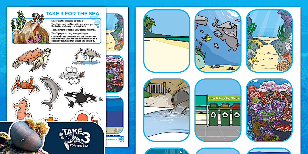 FREE! - Sea Animal Matching Game | Eco-Friendly | EYLF - Year 2
