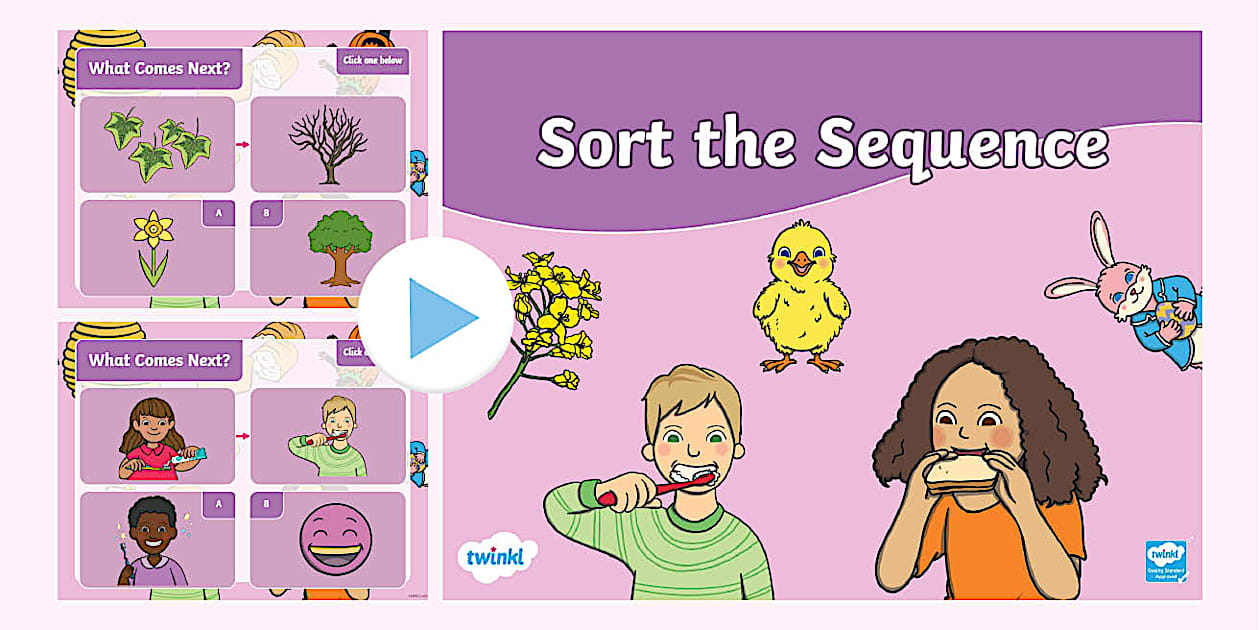 Sort the Sequence PowerPoint (teacher made) - Twinkl