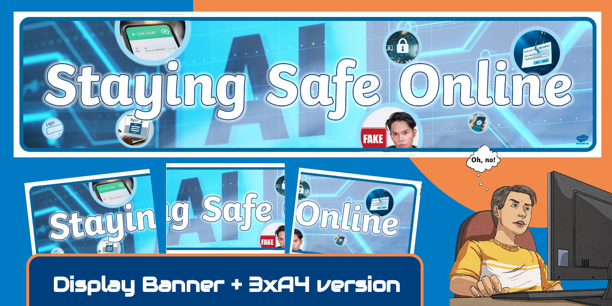 KS2 Safer Internet Week Display Banner