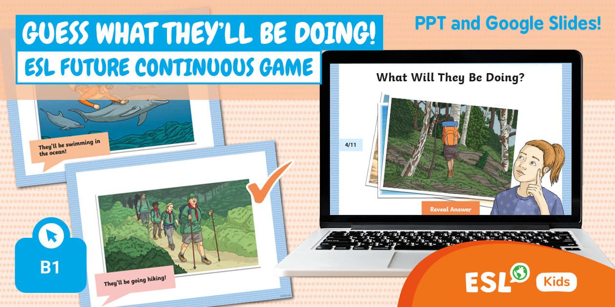 ESL Future Continuous Game {Kids}