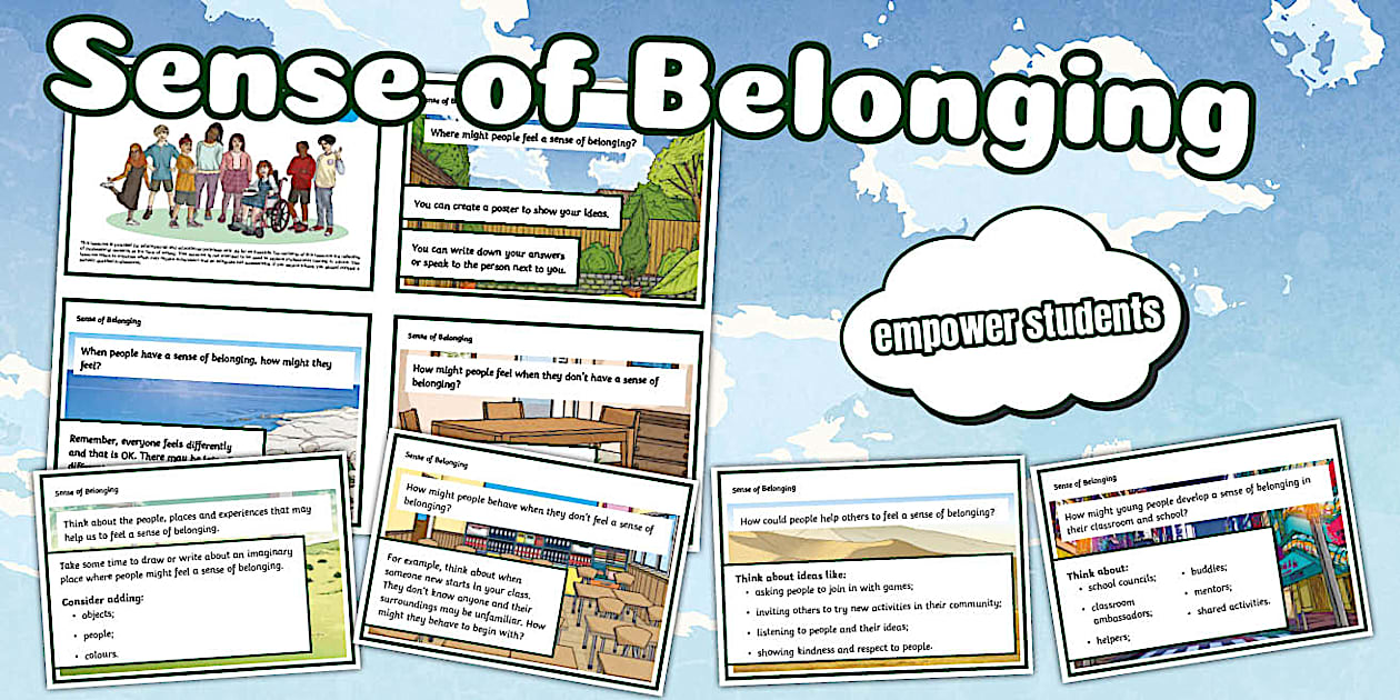 A Sense of Belonging KS2 Discussion Cards
