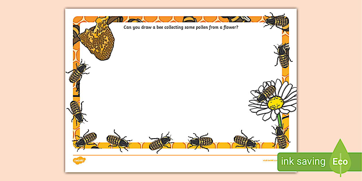 Bee Drawing Prompt Activity | Twinkl Drawing Prompt | Art
