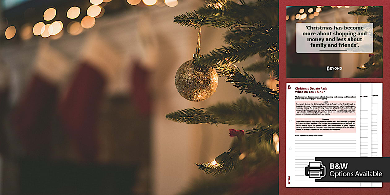 Christmas and Consumerism Debate Pack (teacher made)