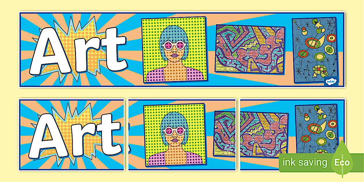 Art Display Banner (teacher made) - Twinkl