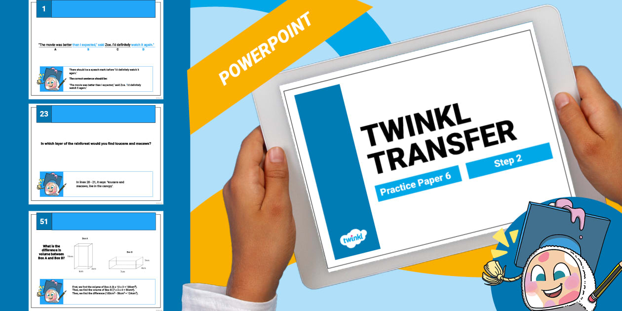 Transfer Test Step 2 Paper 6 PowerPoint