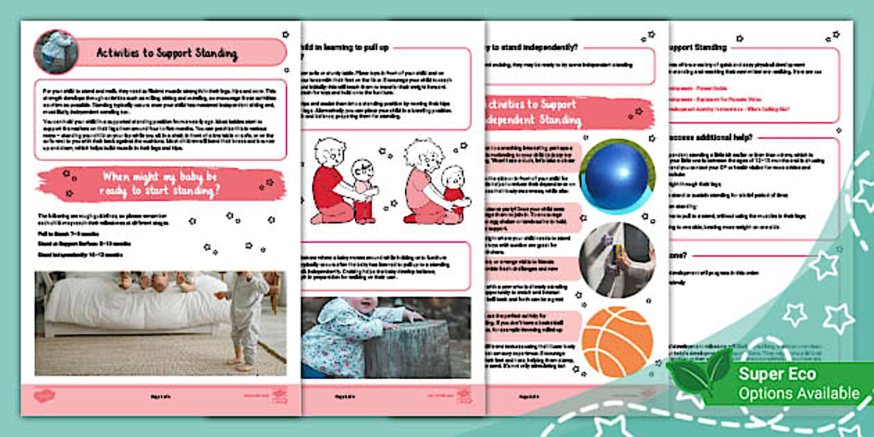 Activities to Support Standing (teacher made) - Twinkl