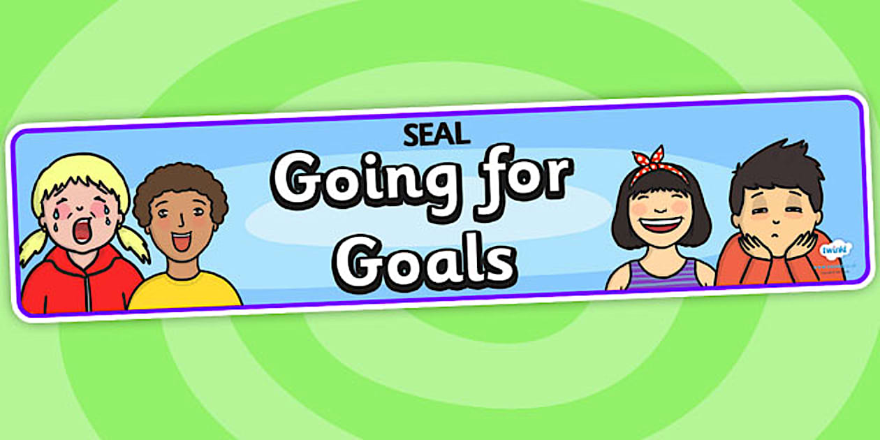Going For Goals Display Banner (SEAL) - Twinkl