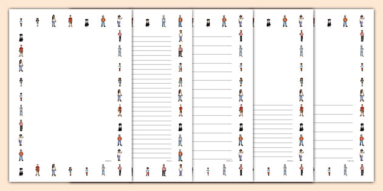 Twinkl Phonics Page Borders Resource Pack (teacher made)