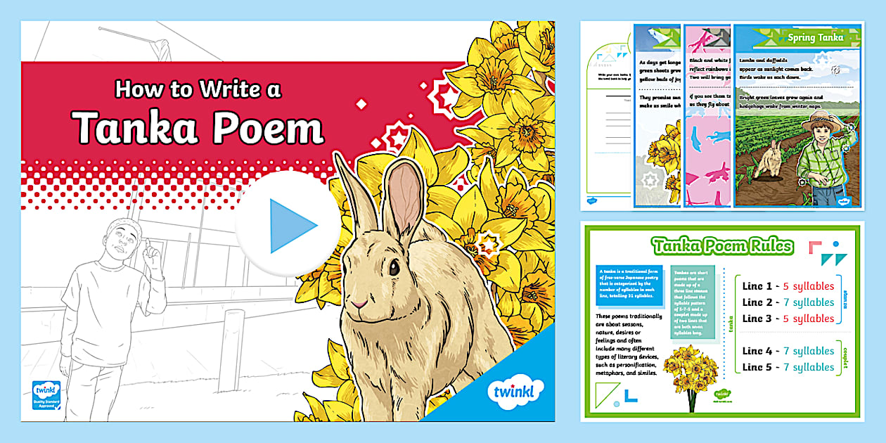 How to Write Tanka Poems Resource Pack (teacher made)