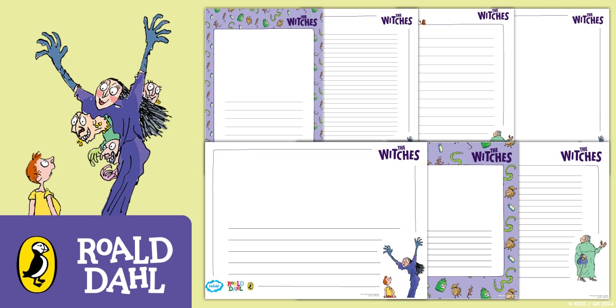 FREE! - The Witches: Page Borders (Teacher-Made) - Twinkl