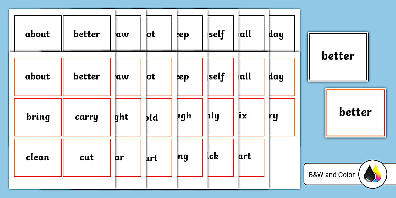 Third Grade Dolch Sight Words for Kids | Twinkl USA - Twinkl