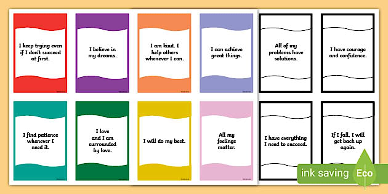 Positivity Cards - Positive Card Pack - Affirmations