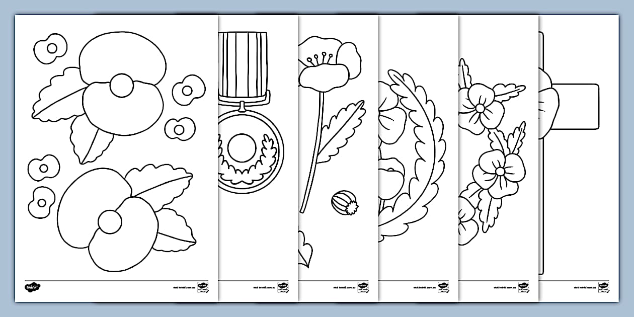 My First Remembrance Day Colouring Pack (teacher made)