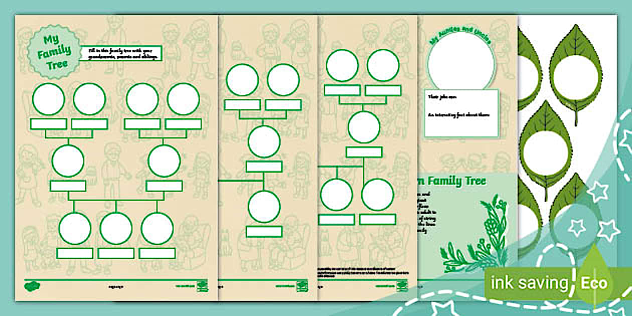 Family Tree Activity (teacher made) - Twinkl
