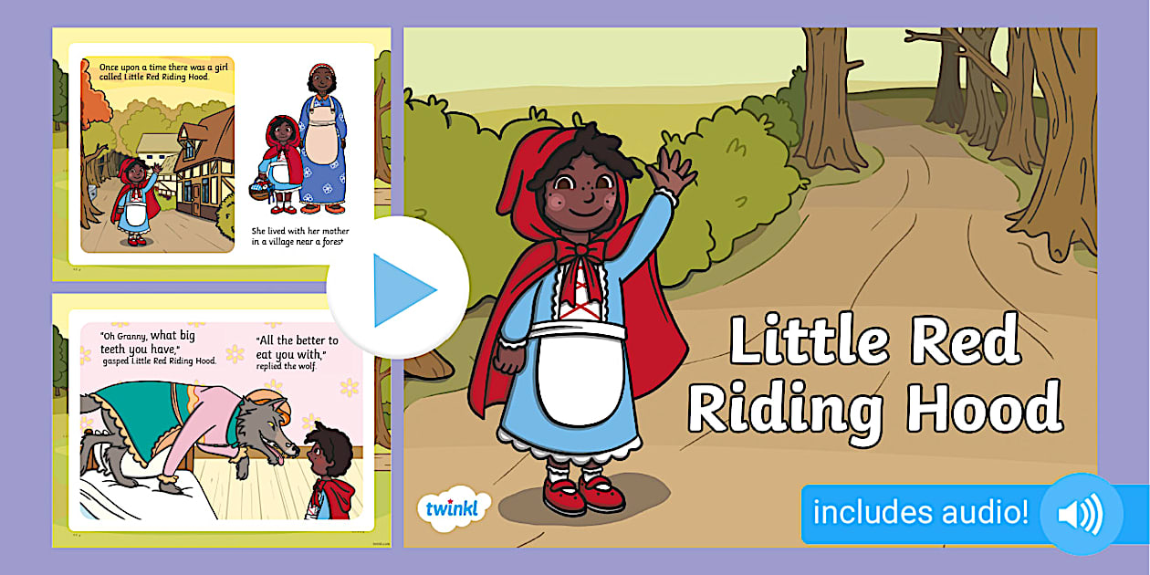 Little Red Riding Hood Audio Narrated Story (teacher made)