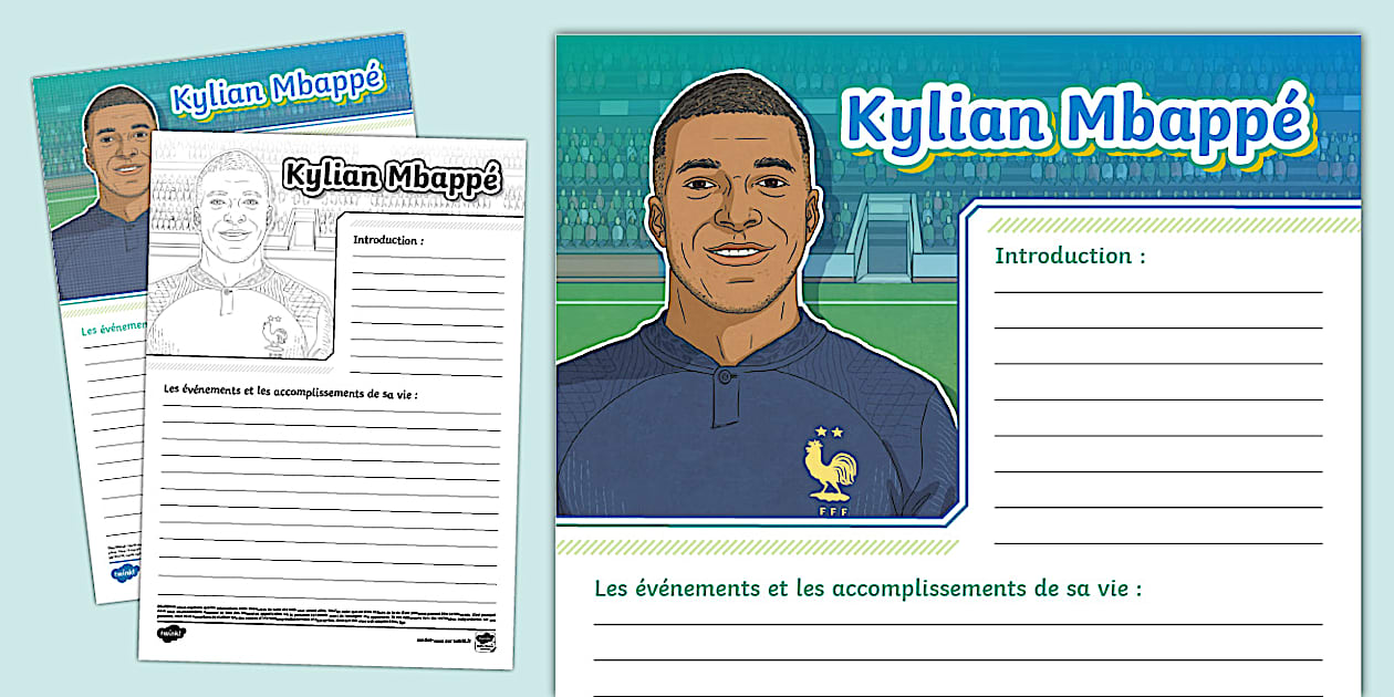 Biographie : Kylian Mbappé (teacher made) - Twinkl