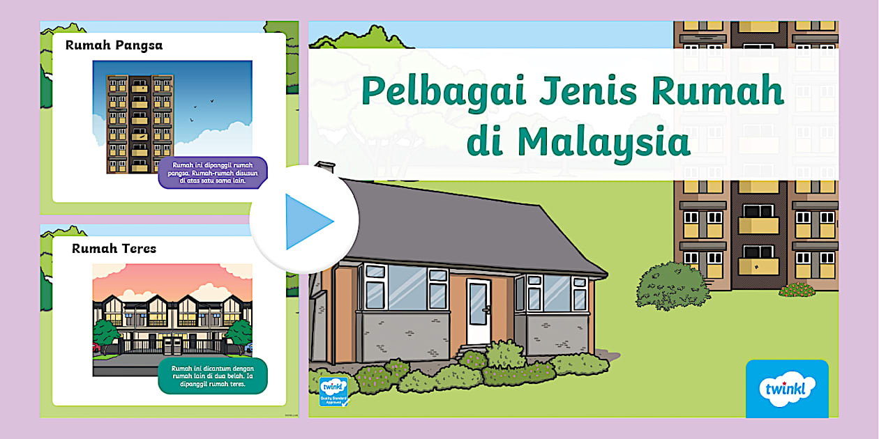 PPT Pelbagai Jenis Rumah di Malaysia - Tema Rumah - Twinkl