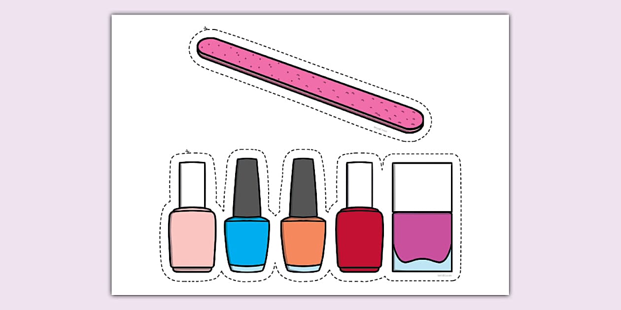 Nail Care Cut-Outs - Twinkl Cut-Outs Role Play - Twinkl