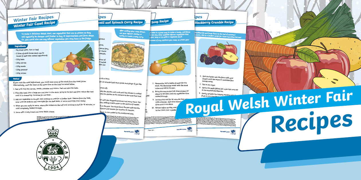 Royal Welsh Winter Fair Recipes
