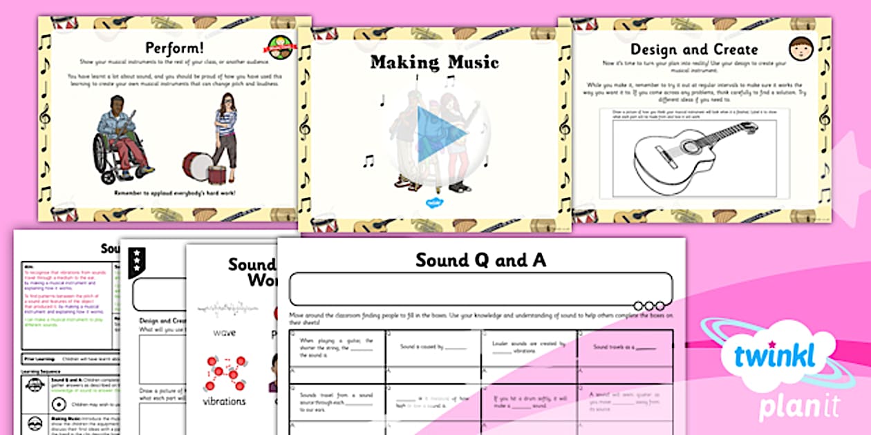 Science and Music Year 4 Lesson Pack 6 (teacher made)