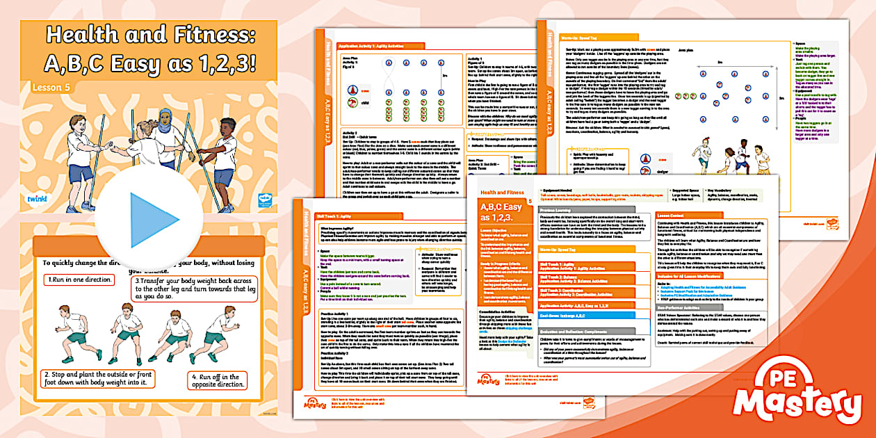 PE Mastery:Year 3 Health and Fitness L5 (teacher made)