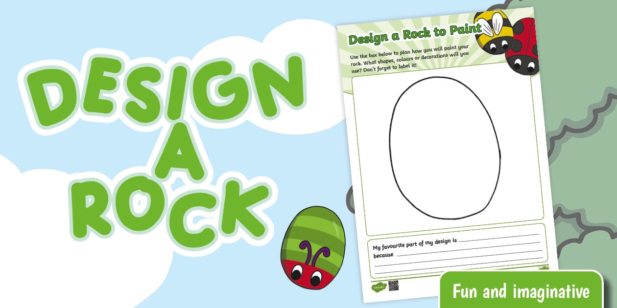 Decorate Rocks Activity: Design Your Own Rock to Paint