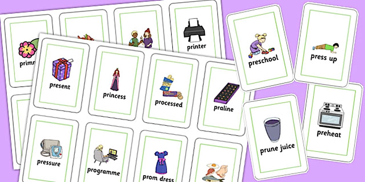 Cursive Two Syllable PR Flash Cards (teacher made) - Twinkl