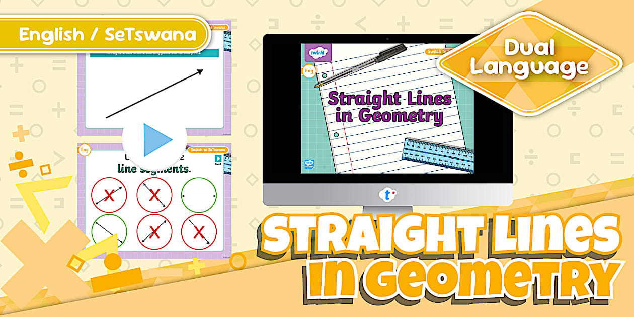 Grade 7 Maths-Term 4-straight-lines-in-geometry-powerpoint English-Setswana