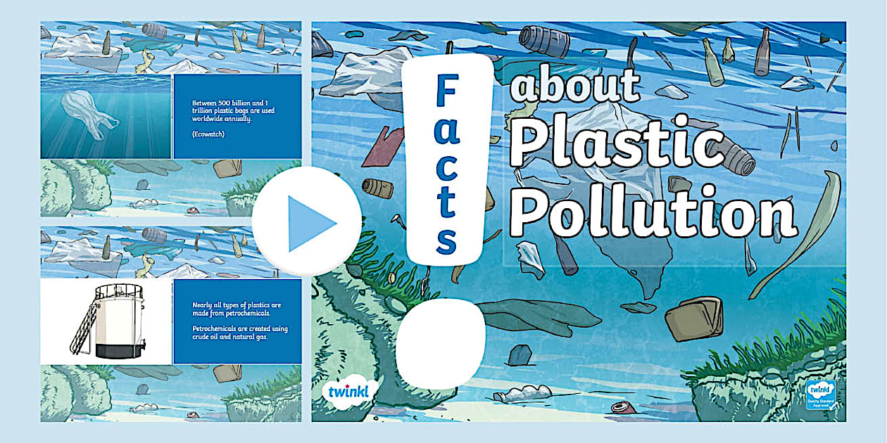 Facts about Plastic Pollution PowerPoint - Twinkl