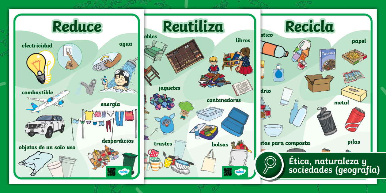 Carteles de reciclaje para imprimir (profesor hizo) - Twinkl