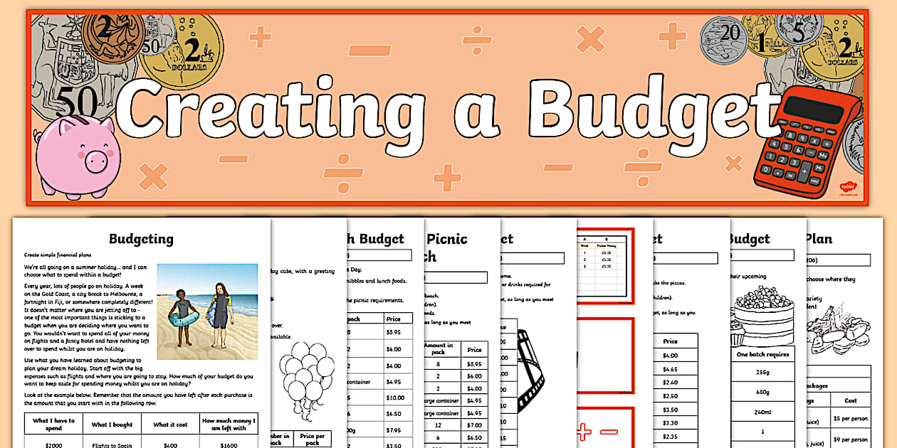 Year 6 Financial Mathematics Resource Pack (teacher made)