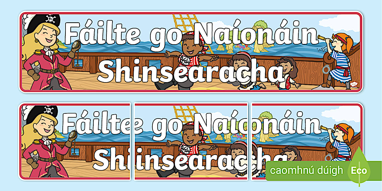 An Chéad Lá ar Scoil – Meirge Taispeána Fáilte go Naíonáin Shinsearacha