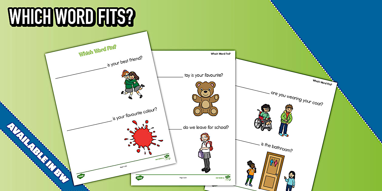 Which Word Fits? Mini Sorting by Speech Activity