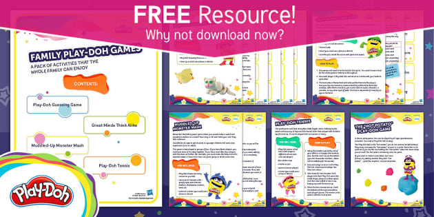 FREE Play-Doh: Family Games (teacher made) - Twinkl