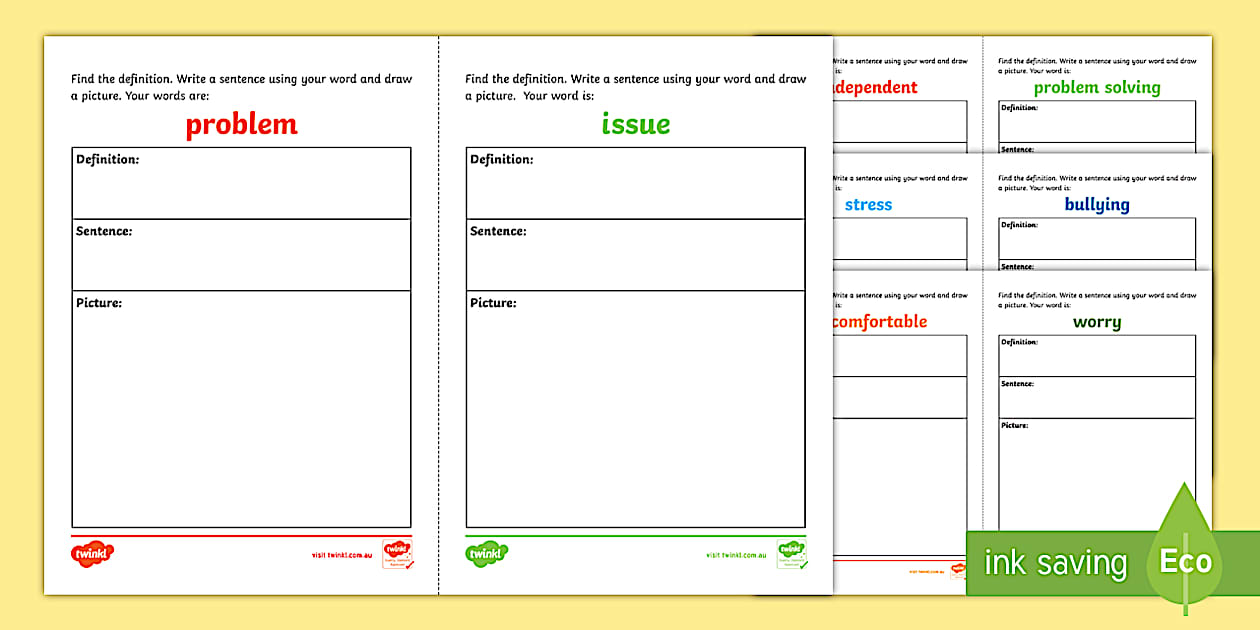 Catastrophe Scale Dictionary Word Wall (teacher made)
