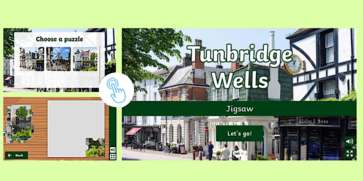 Tunbridge Wells Interactive Jigsaw (teacher made) - Twinkl