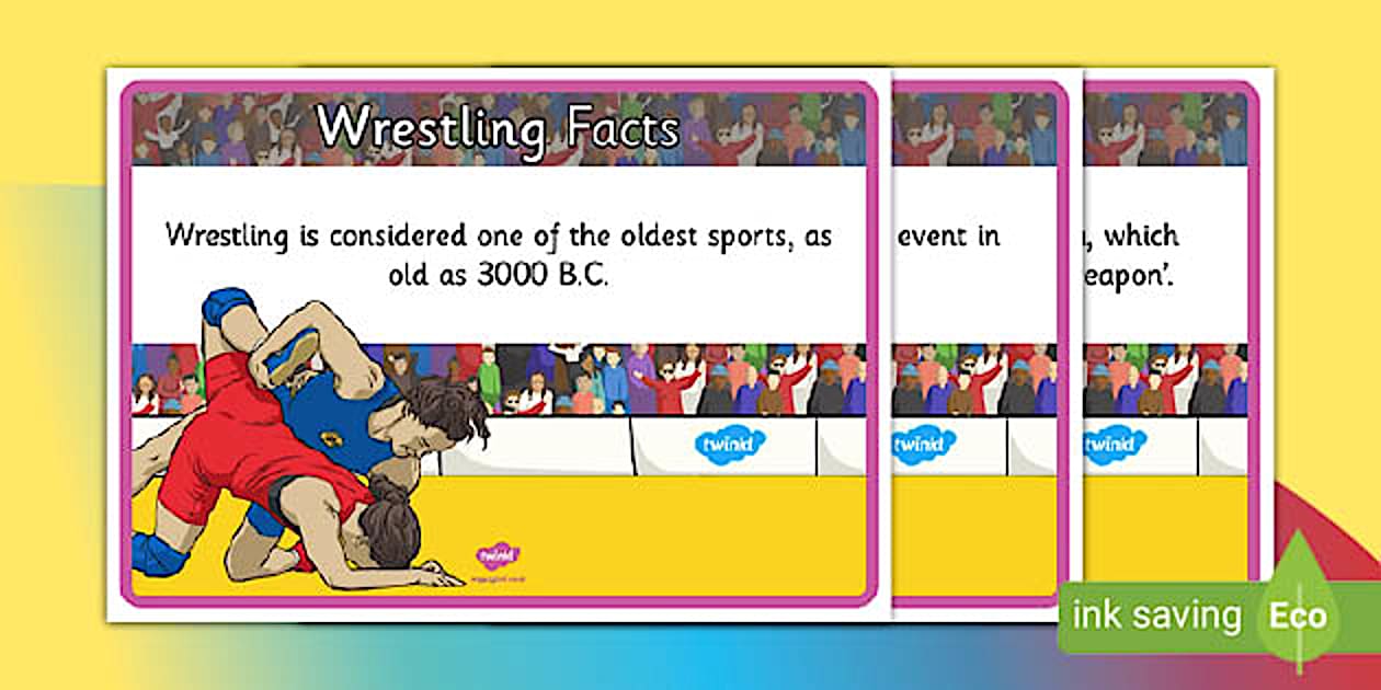 Wrestling Display Facts (teacher made) - Twinkl