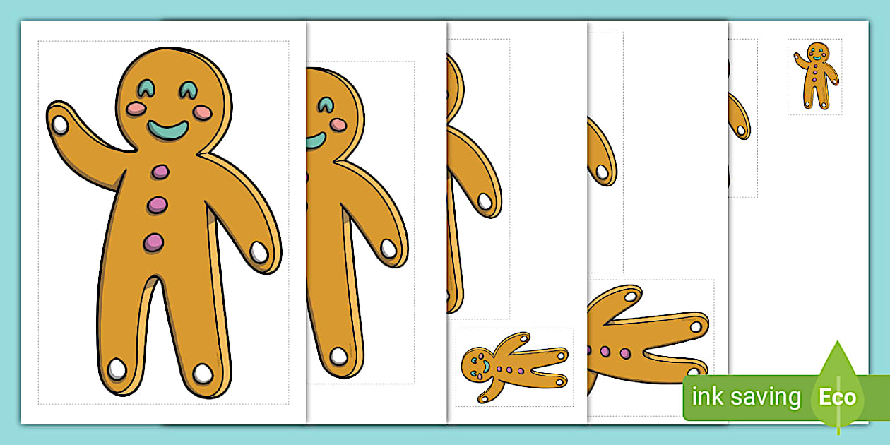 Gingerbread Man Ordering Activity (teacher made) - Twinkl