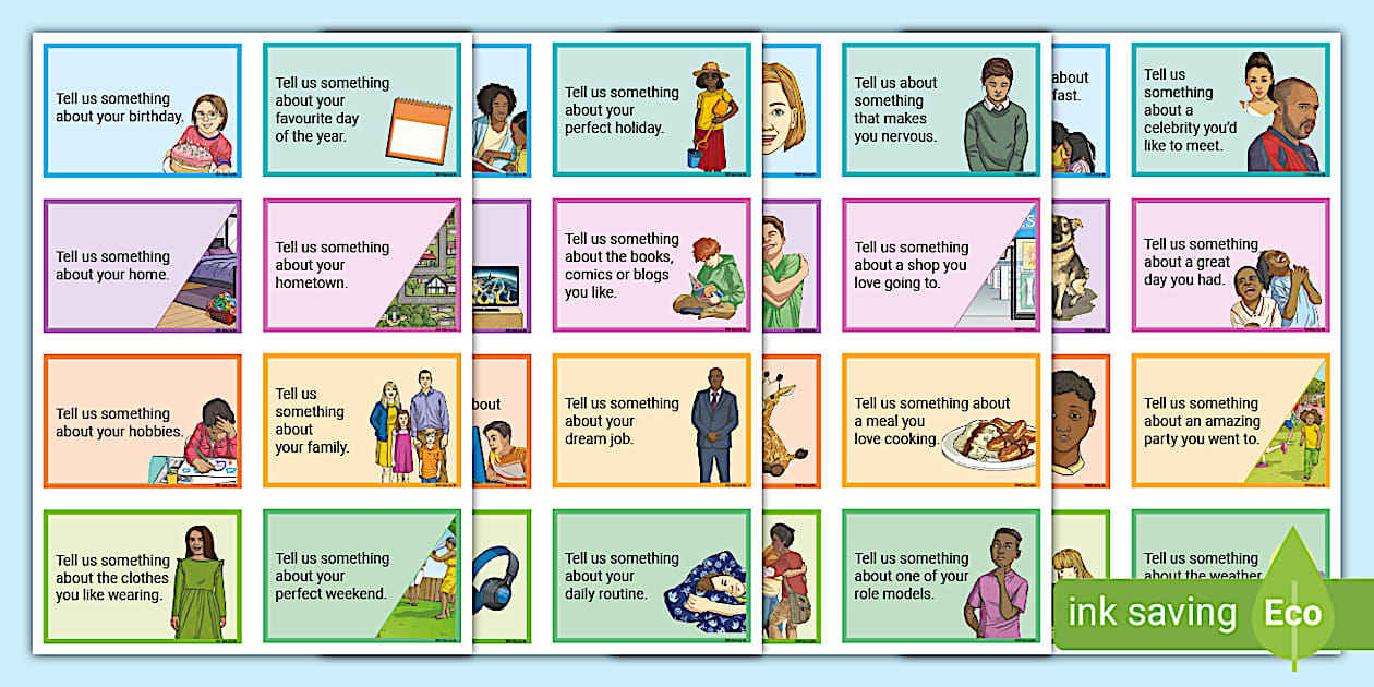 ESL Get to Know You Lucky Dip Conversation Starters - Twinkl