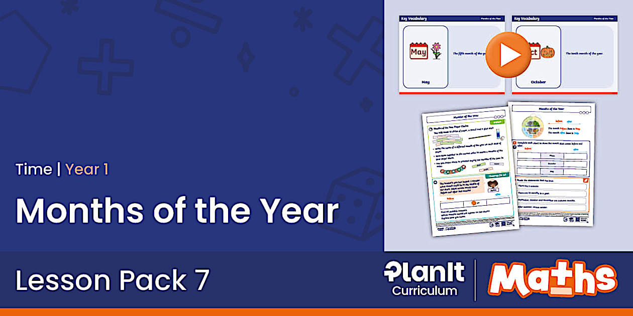 👉 Year 1 lesson pack about Seasons and the Months of the Year