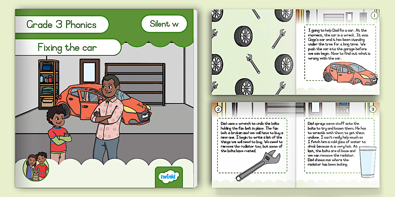 Grade 3 Phonics eBook: Silent w (teacher made) - Twinkl